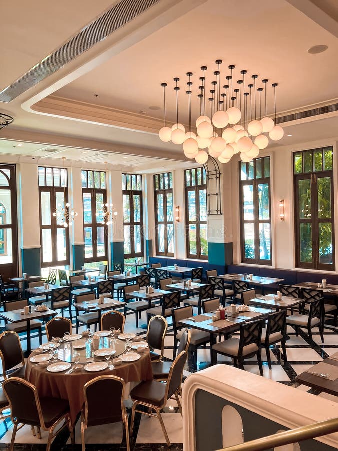 Cozy Restaurant for Gathering with Friends Stock Photo - Image of asia ...