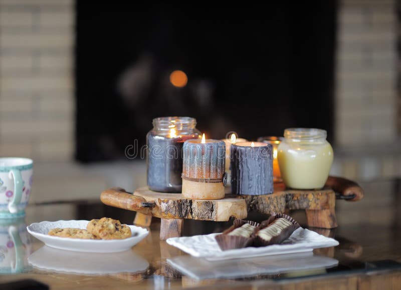 Cozy room interior stock image. Image of lamp, party - 44857555