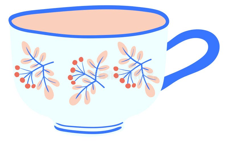 Cozy Scandinavian Mug. Tea Cup Trendey Style Stock Vector ...