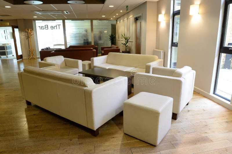 Cozy seating in a bar area stock image. Image of laminate - 41864413