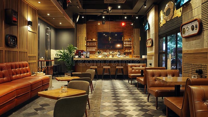 Cozy Seating and a Lively Bar Create the Perfect Spot for Evening Fun ...