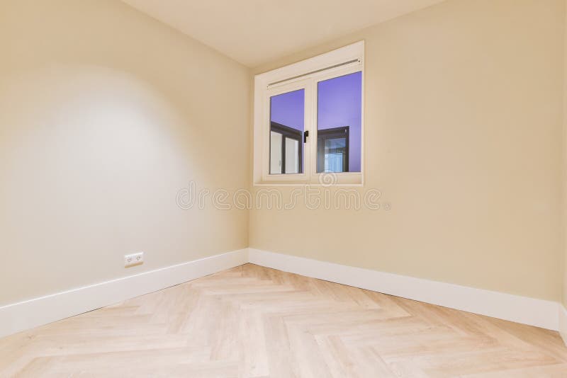 Spacious empty room stock photo. Image of architecture - 255370350