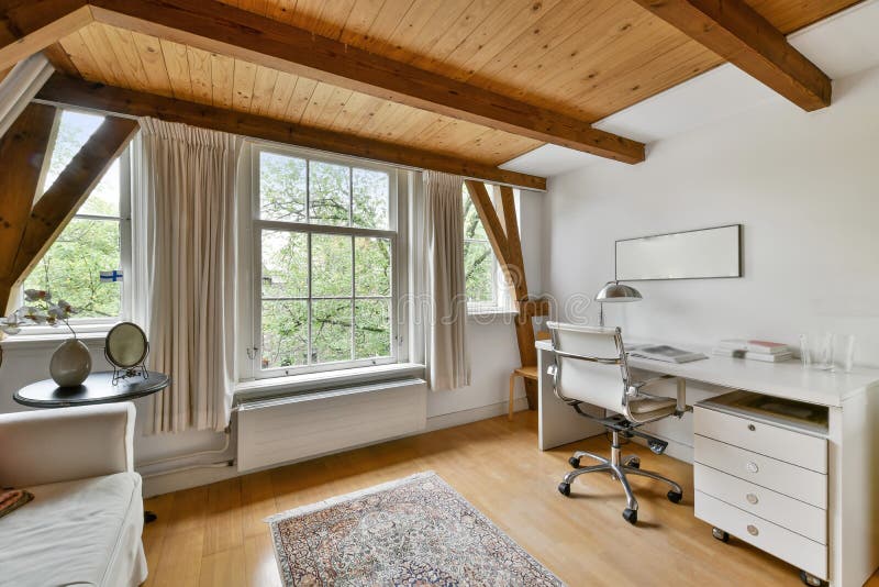 Cozy spacious room stock photo. Image of inside, apartment - 229585640