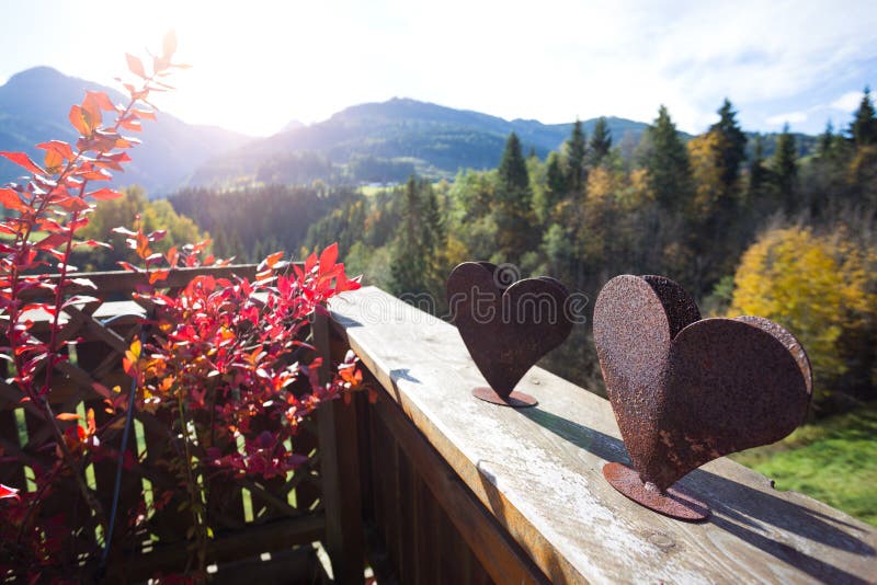 Cozy Terrace with Garden Decor Stock Photo - Image of decor, tranquil ...