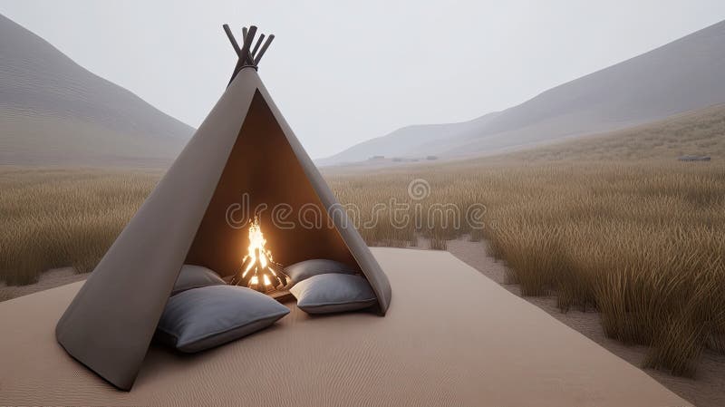 A Cozy Triangular Space Features a Fire Pit Surrounded by Inviting ...