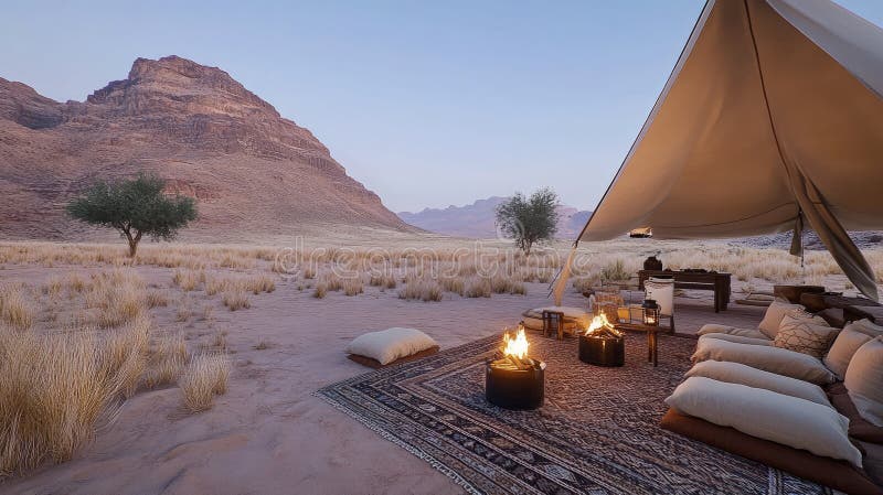 A Cozy Triangular Space Features a Fire Pit Surrounded by Inviting ...