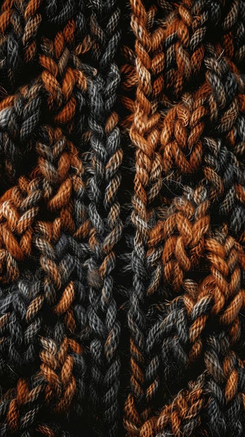 Cozy and Warm Knitted Textures Background with Copy Space for Banner ...