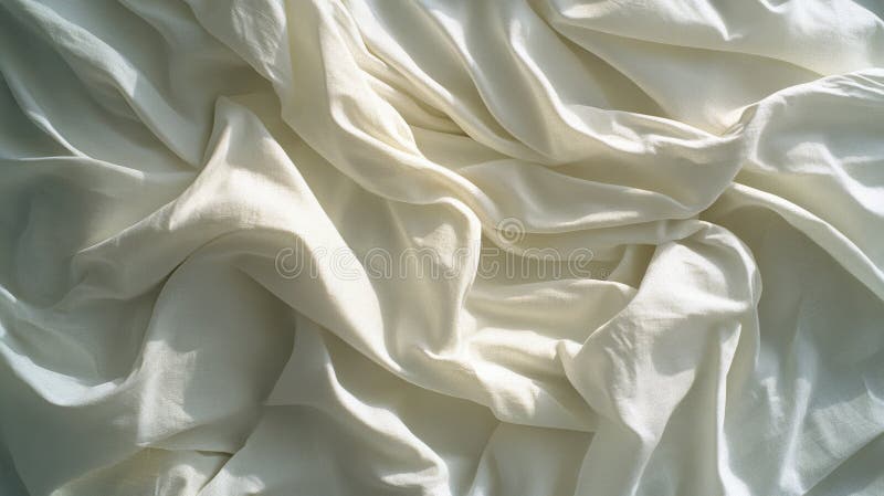 Cozy White Bedding Setup in a Sunlit Bedroom with Soft Textures and ...