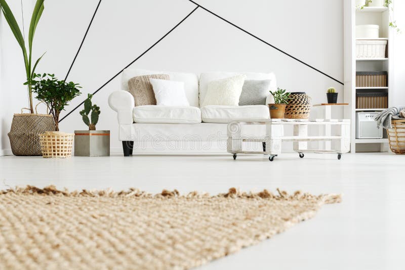 Cozy white room stock photo. Image of decor, color, decoration - 91317634