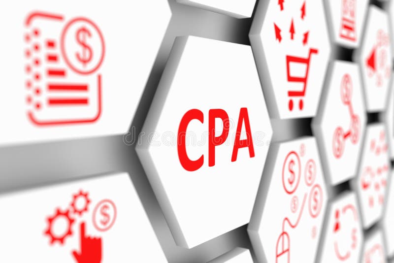 CPA stock illustration. Illustration of advertising, expanding - 31962951