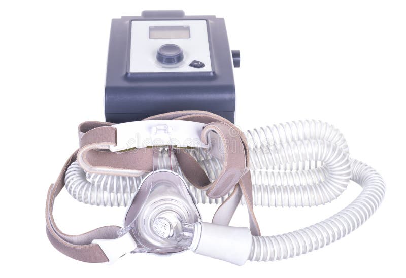 CPAP Machine with Clipping Path Stock Photo - Image of insurance ...
