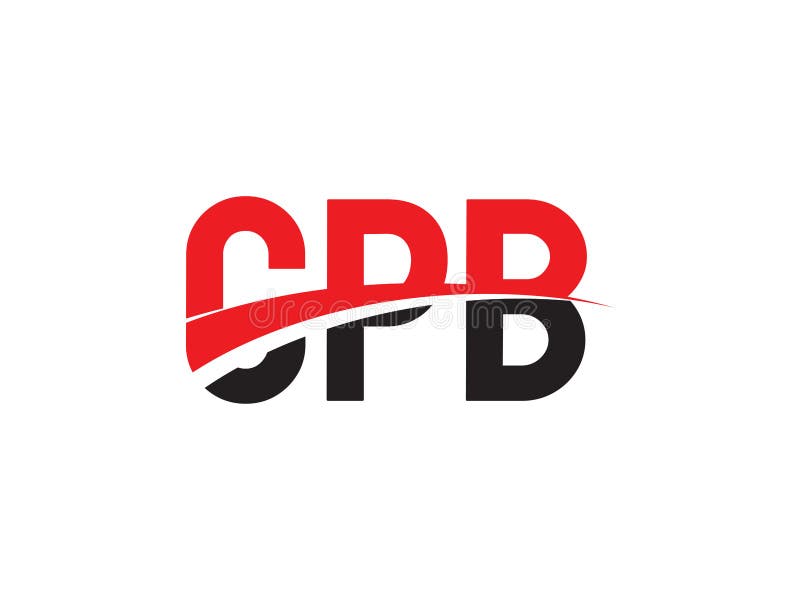 CPB Letter Initial Logo Design Vector Illustration Stock Vector ...