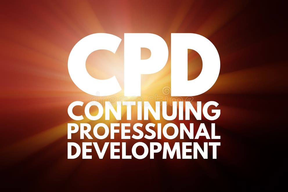 CPD - Continuing Professional Development Acronym, Business Concept ...
