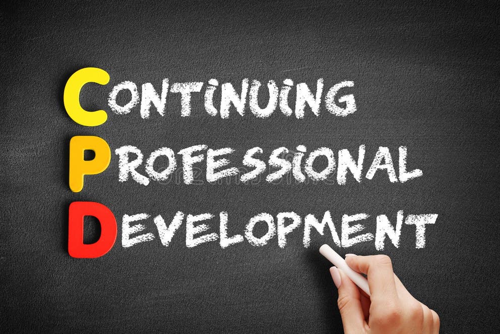 CPD - Continuing Professional Development Acronym, Business Concept on ...
