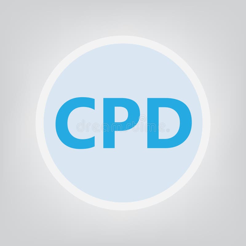 CPD Que Continúa El Desarrollo Profesional Escrito En Cuaderno Foto de ...