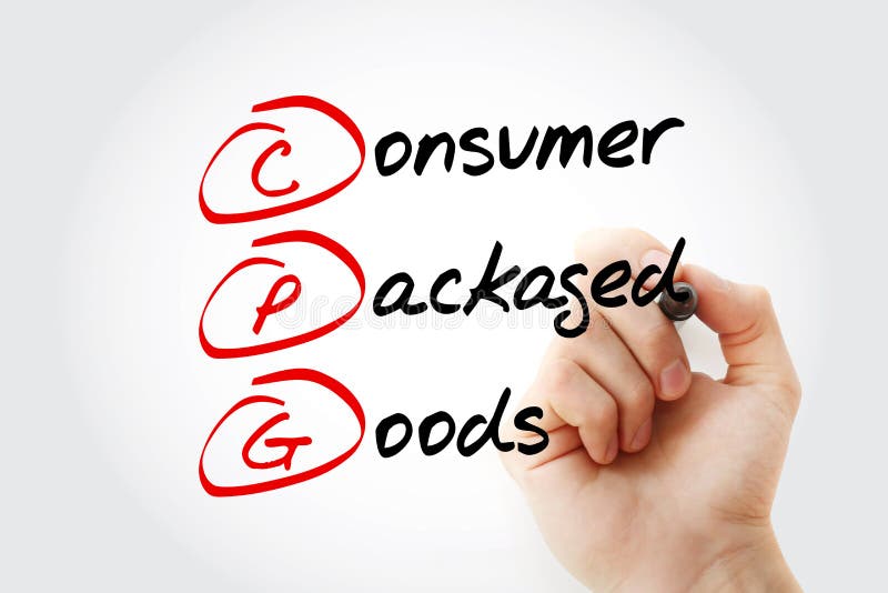 Consumer Packaged Goods , Business, Financial Concept. for Business ...