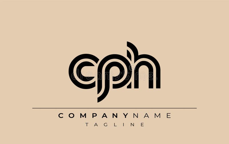 CPH Creative Unique Modern Letter Logo Design Stock Vector ...