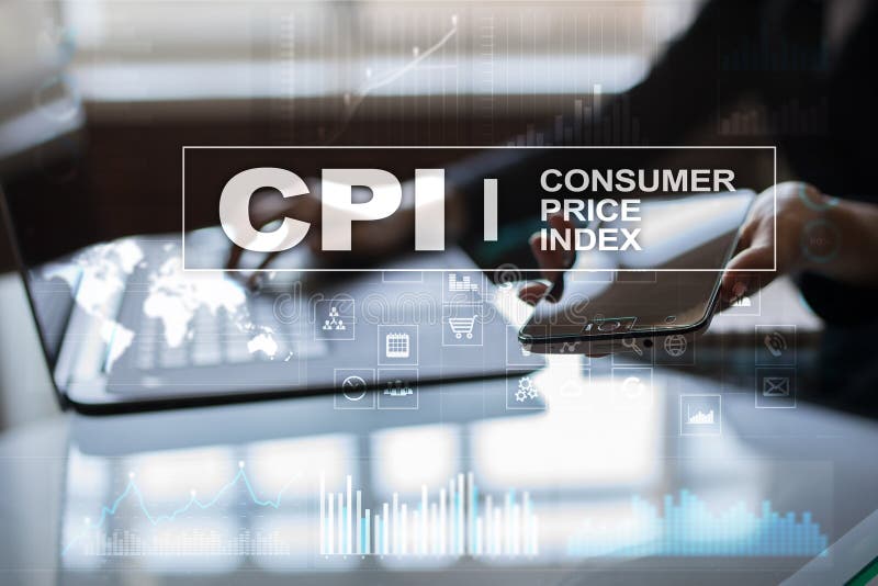 CPI. Consumer Price Index Concept on Virtual Screen. Stock Photo ...