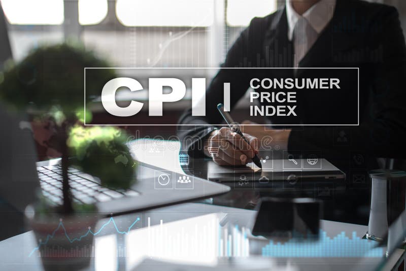CPI. Consumer Price Index Concept on Virtual Screen. Stock Photo ...