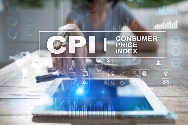CPI. Consumer Price Index Concept on Virtual Screen. Stock Image ...