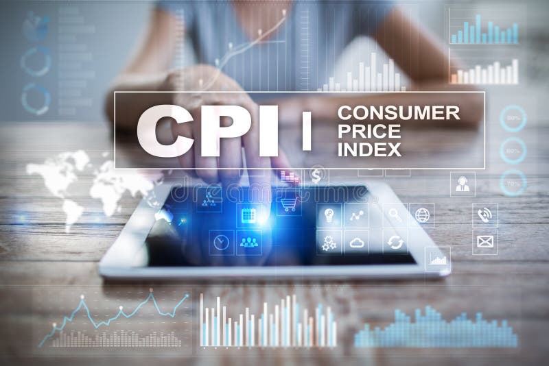 CPI. Consumer Price Index Concept on Virtual Screen. Stock Photo ...