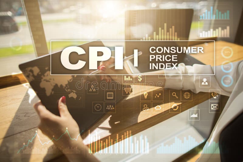 CPI. Consumer Price Index Concept on Virtual Screen. Stock Image ...