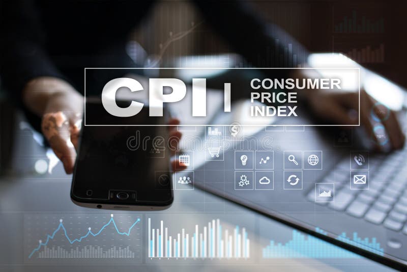 CPI. Consumer Price Index Concept on Virtual Screen. Stock Image ...
