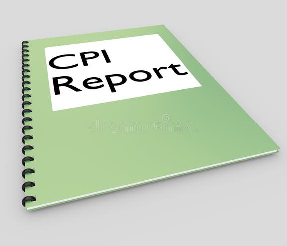 CPI Report concept stock illustration. Illustration of data - 387153840