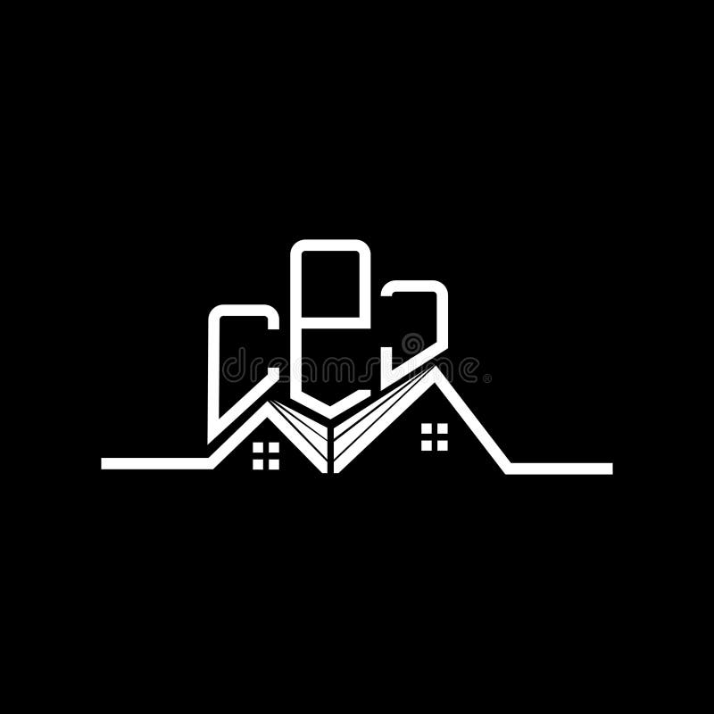 CPJ Real State Logo Design, CPJ Simple and Modern Logo. CPJ Stock Vector - Illustration of icon ...