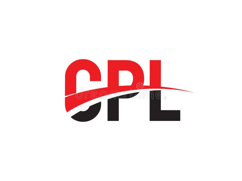 CPL Letter Initial Logo Design Vector Illustration Stock Vector ...