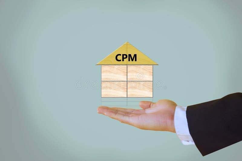 CPM stock image. Image of property, cost, marketing, management - 64844071