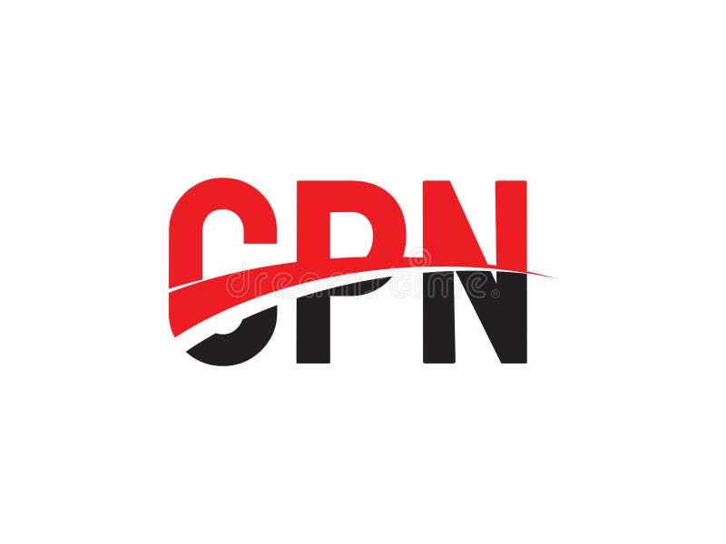 CPN Letter Initial Logo Design Vector Illustration Stock Vector ...