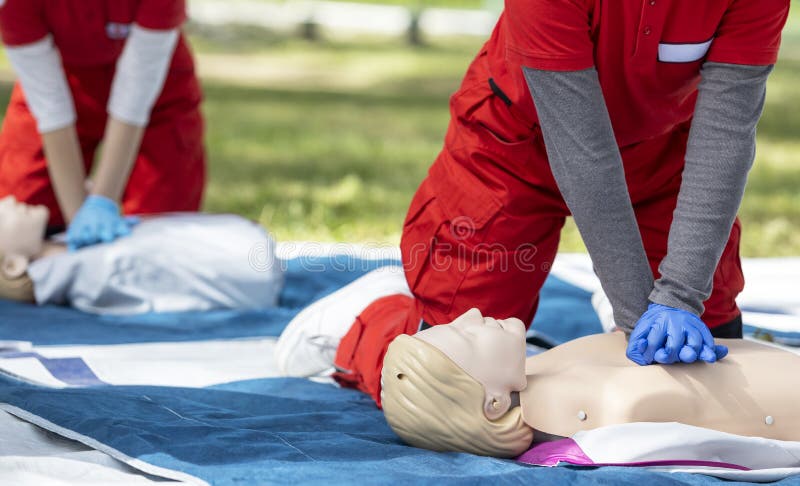CPR - Cardiopulmonary Resuscitation and First Aid Class Stock Image ... CPR - Cardiopulmonary Resuscitation and First Aid Class Stock Image ...