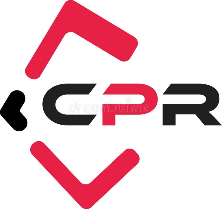 CPR Creative Minimalist Letter Logo. CPR Unique Vector Initials ...