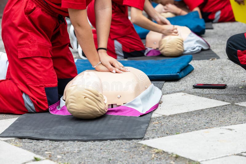 CPR and first aid class stock image. Image of rescue - 294953783