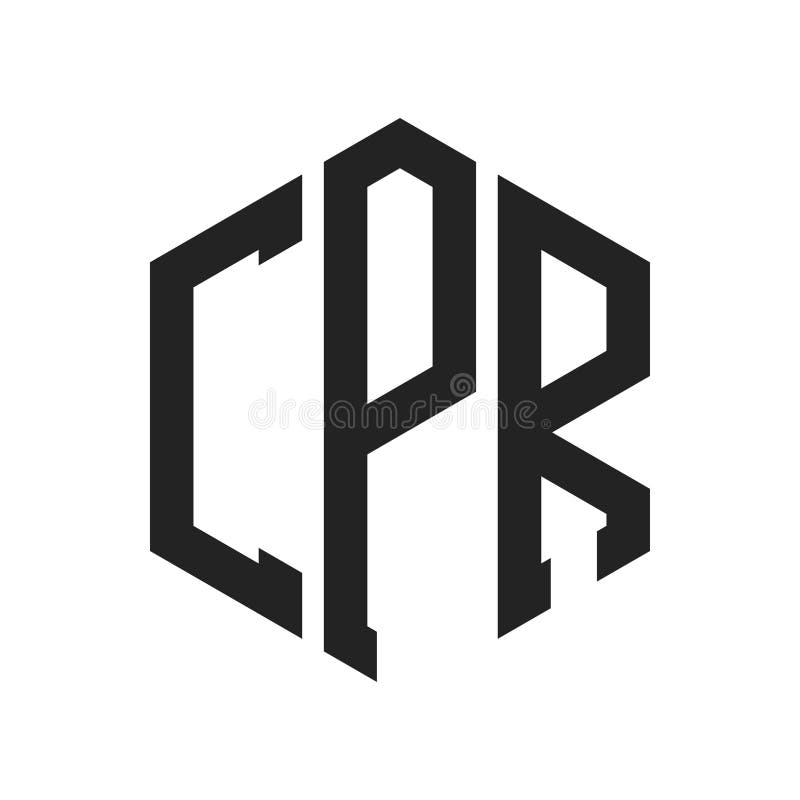 CPR Logo Design. Initial Letter CPR Monogram Logo Using Hexagon Shape ...