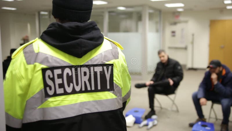 CPR Training Class by Security Guard in Office Stock Video - Video of ...