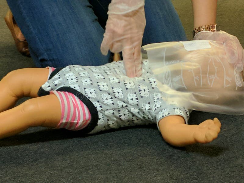 CPR Training stock image. Image of cardio, manikin, infant - 115927285