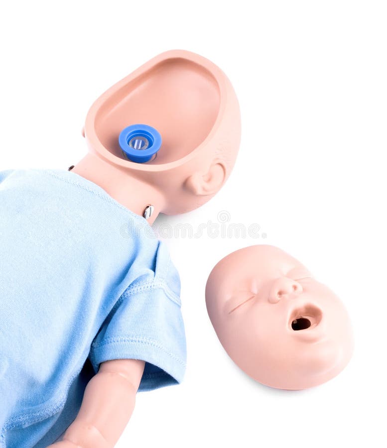 Infant Dummy First Aid Training Stock Photo - Image of cardiopulmonary ...