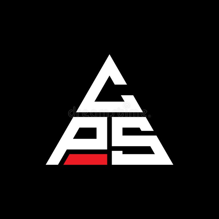 CPS Triangle Letter Logo Design with Triangle Shape. CPS Triangle Logo ...