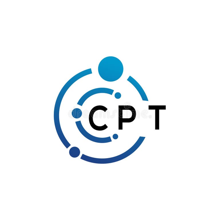 CPT Letter Logo Design on White Background. CPT Creative Initials ...