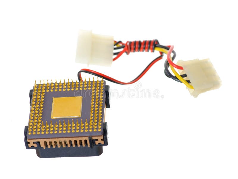 Wiring Diagram and CPU stock image. Image of isolated - 16915113