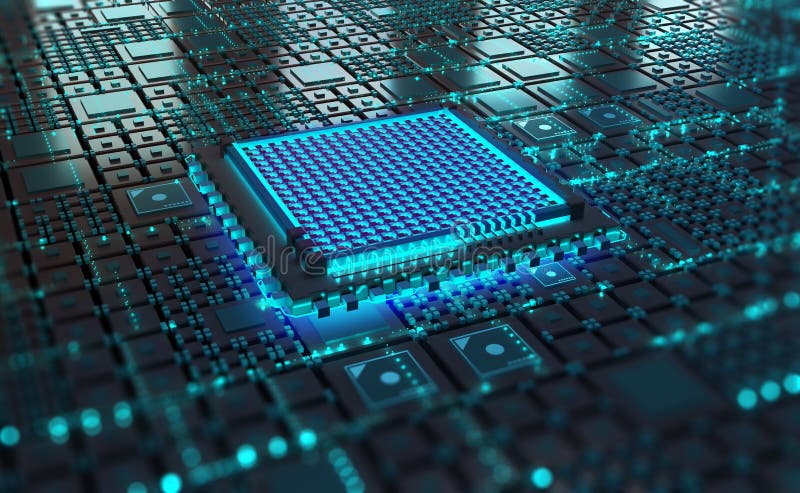 Futuristic CPU. Quantum Processor in the Global Computer Network Stock ... Futuristic CPU. Quantum Processor in the Global Computer Network Stock ...