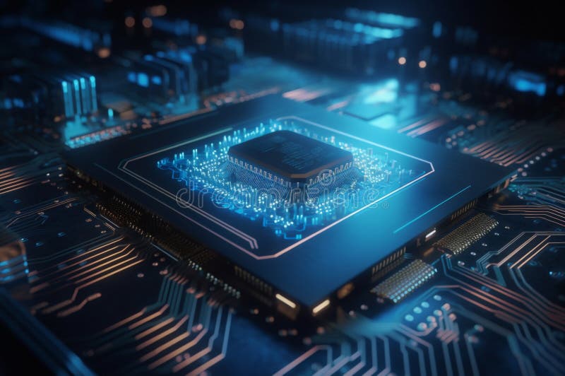 CPU Advanced Central Processing Unit Concept Network Security ...