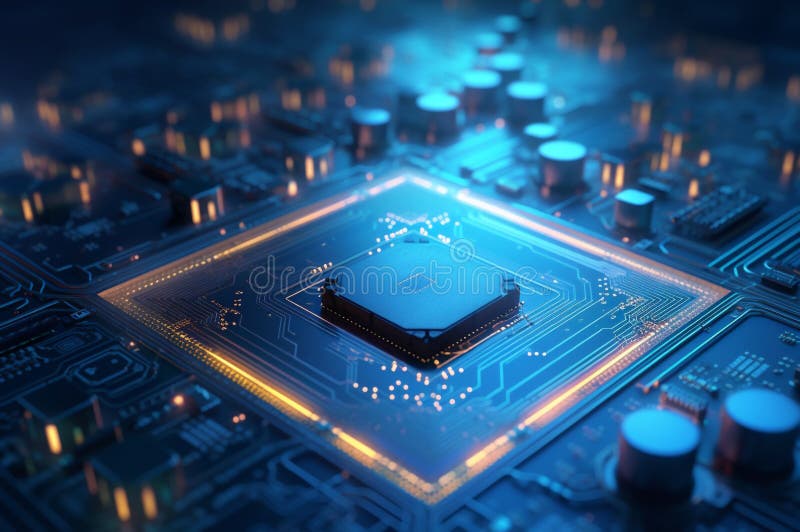 CPU Advanced Central Processing Unit Concept Network Security ...