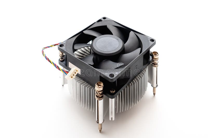CPU air cooler stock image. Image of single, hardware - 218613307