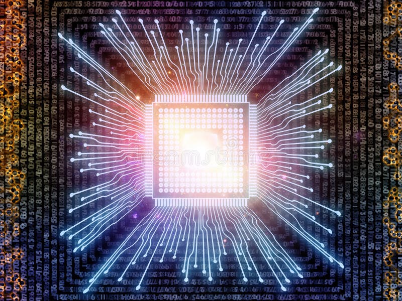 CPU Background stock illustration. Illustration of emit - 197326779