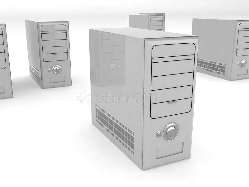 CPU blanca stock de ilustración. Ilustración de imagen - 7420676