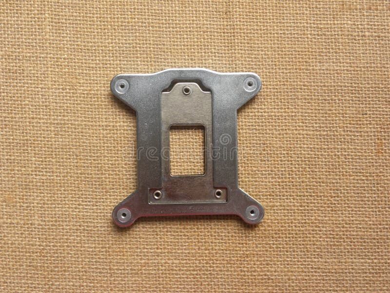 CPU bracket plate stock photo. Image of device, computer - 187190150