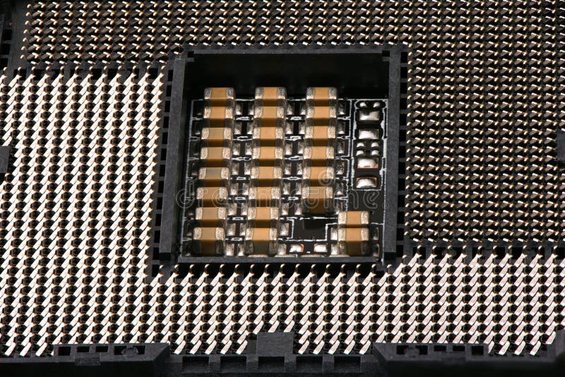 CPU : Central Processing Unit Stock Photo - Image of digital ...